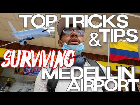 TOP TIPS & TRICKS TO NEVER MISS A FLIGHT AGAIN - SURVIVING MEDELLIN AIRPORT.