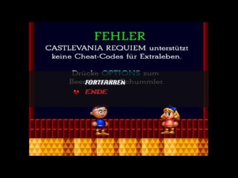 Castlevania Requiem: Symphony Of The Night & Rondo Of Blood (Konami Code)