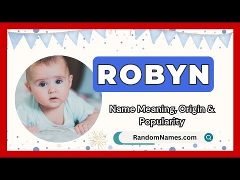 Robyn - Baby Boy Name Meaning, Origin & Popularity - RandomNames.com