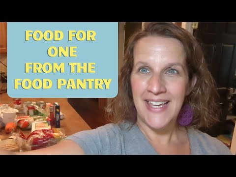 Food Pantry Haul for ONE person in the United States in 2023
