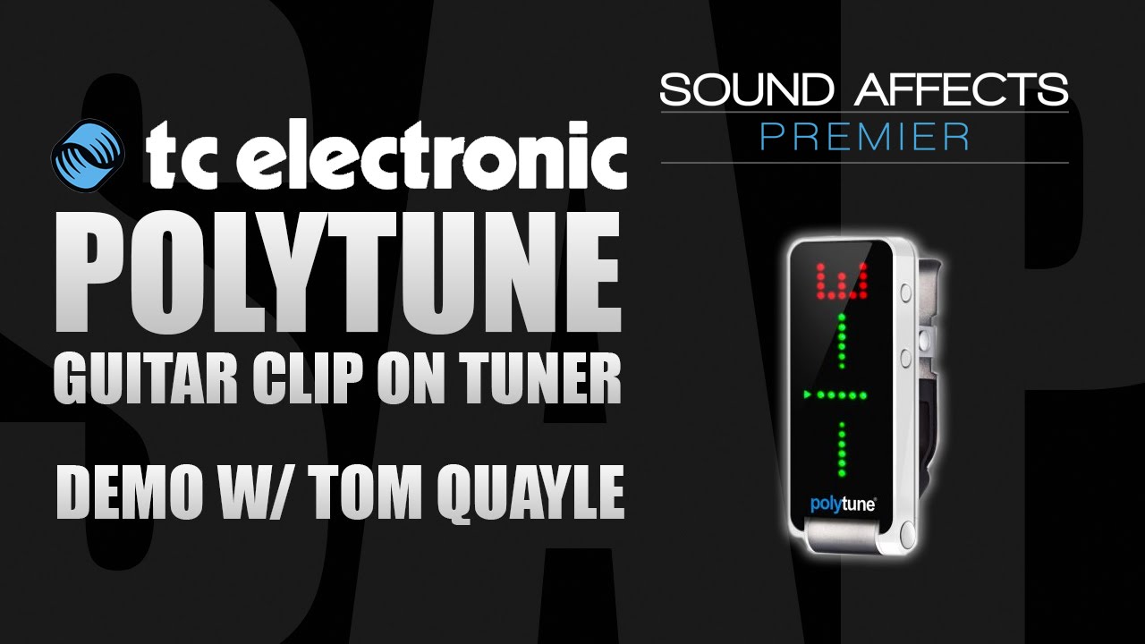 TC Electronic PolyTune Guitar Clip-on Tuner Demo w/ Tom Quayle