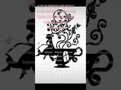 Alice In wonderland Decals