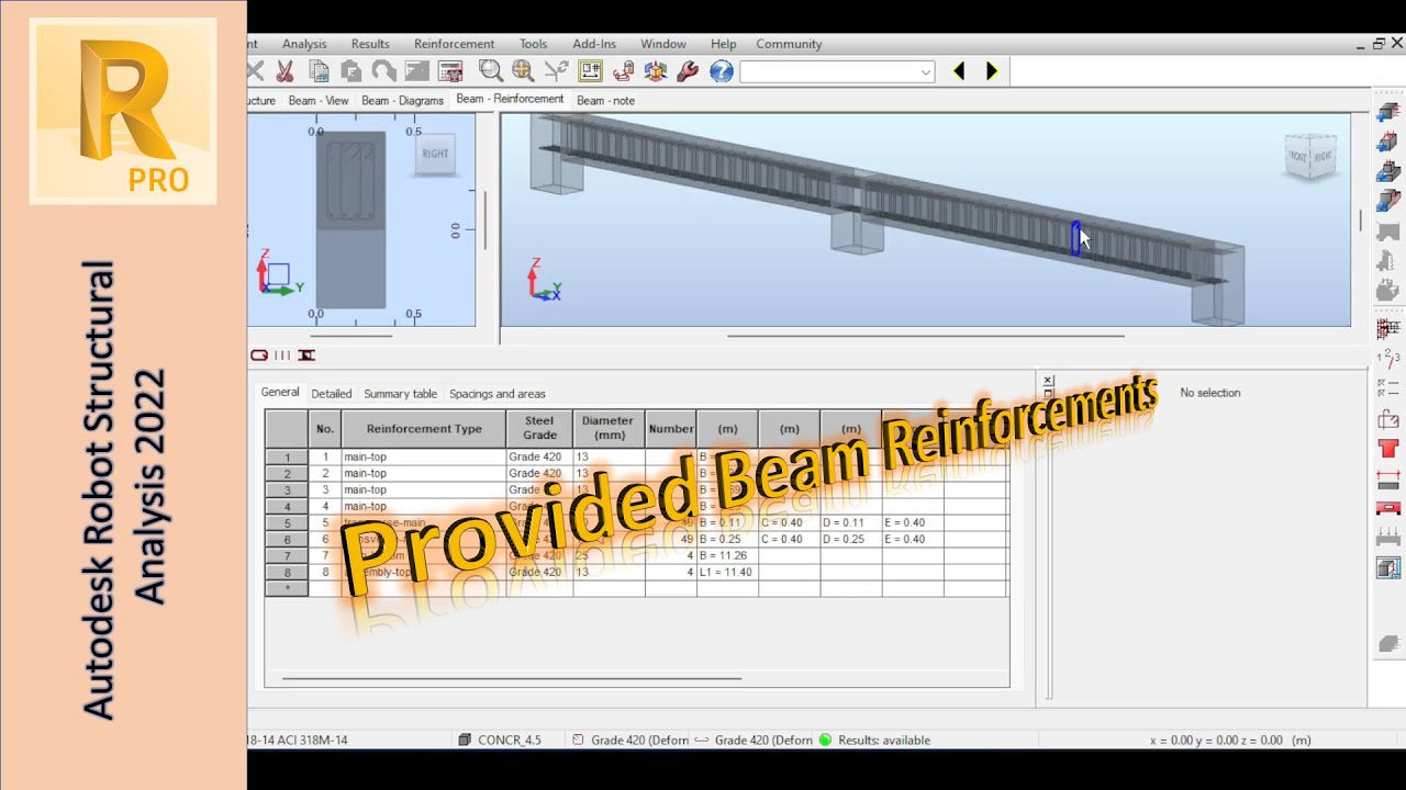 Design of RC Beams in Autodesk Robot Structural Analysis