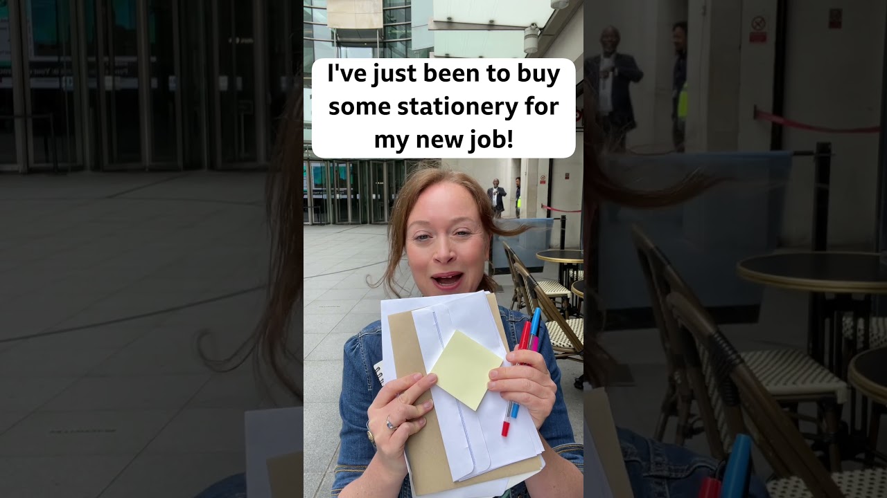 'stationery' and 'stationary' - do you know the difference? #shorts