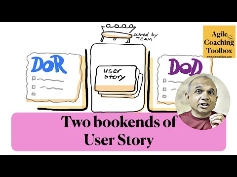 Two bookends of User Story: Definition of Ready (DoR) and Definition of Done (DoD)