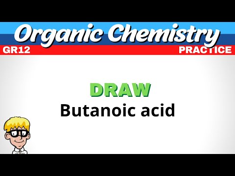 Draw Organic Molecules Grade 12