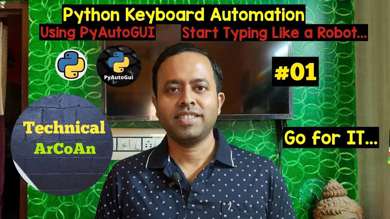 Keyboard Automation in Python(Part-01) | Using PyAutoGUI | Python Can Control Your Keyboard  #python