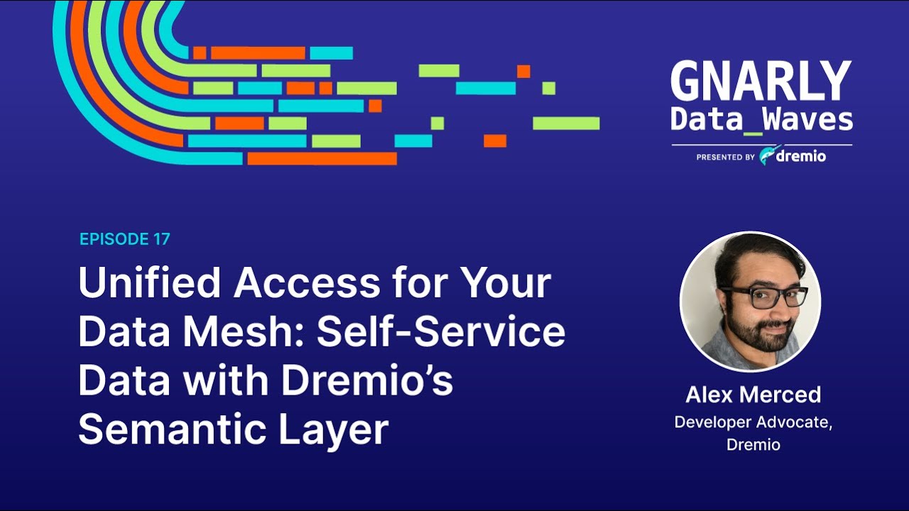 EP17 - Unified Access for Your Data Mesh   Self Service Data with Dremio's Semantic Layer