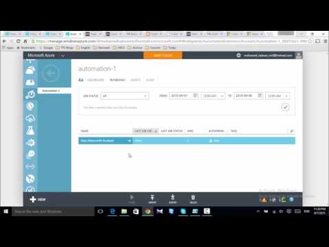 Microsoft Azure Scheduled VM Shutdown with Azure Automation