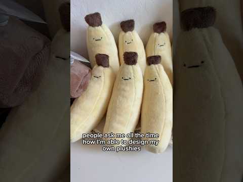my secret to making my own plushies 🪡🍌