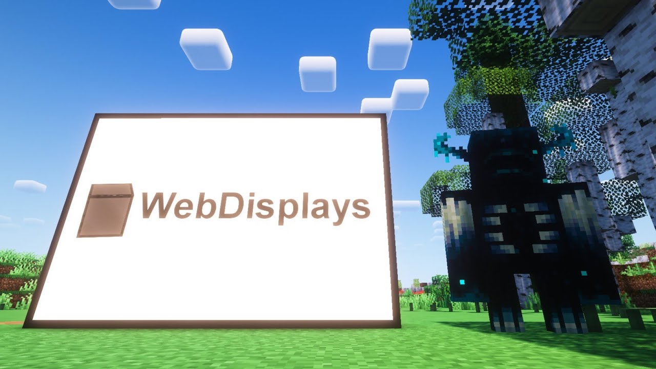Web Displays Mod • 1.19.2 (Minecraft Tutorial + Showcase)