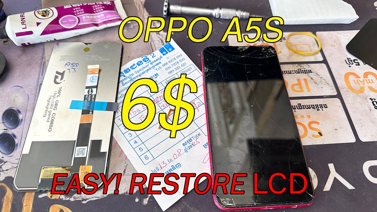 restore iphone/ How to Change LCD A5s 6$ - Easy! Restore Smart Phone by Hands