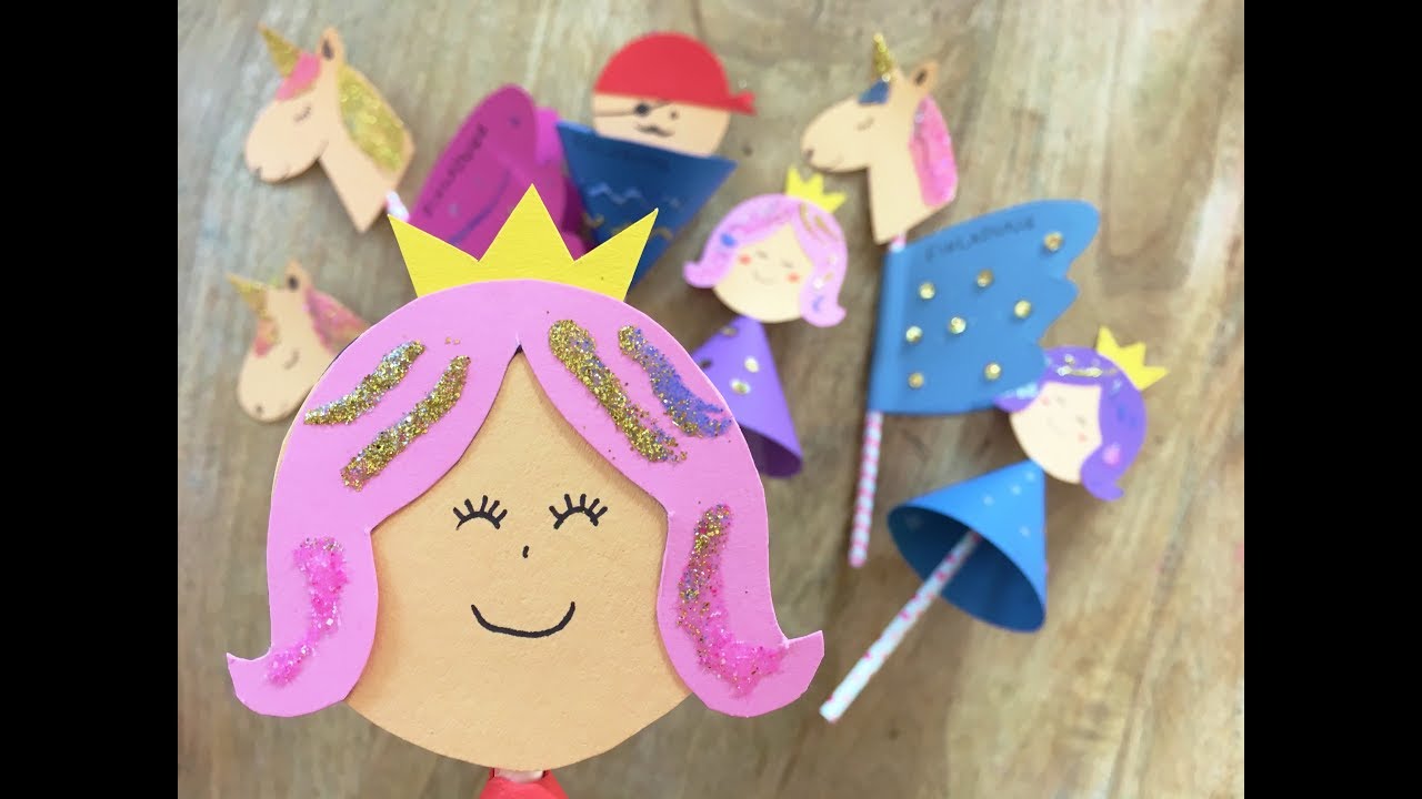 Süße Geburtstags Einladungskarten Einhorn & Prinzessin I super easy!