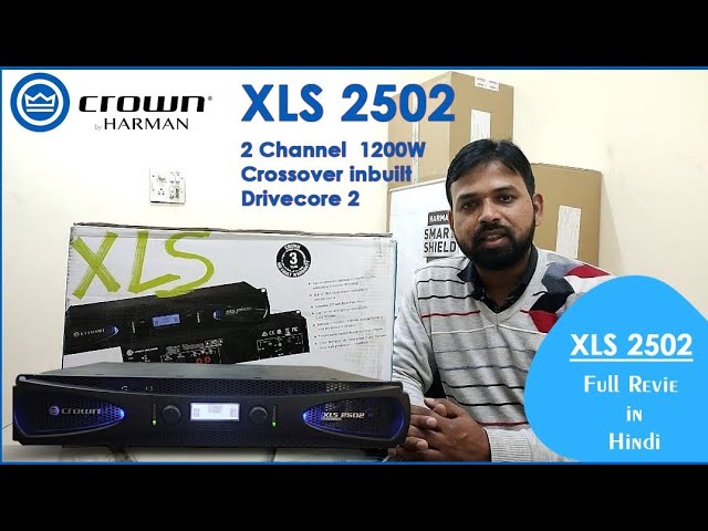 Crown Power Amplifier - Crown XLS 2502 Amplifier Manufacturer from New ...