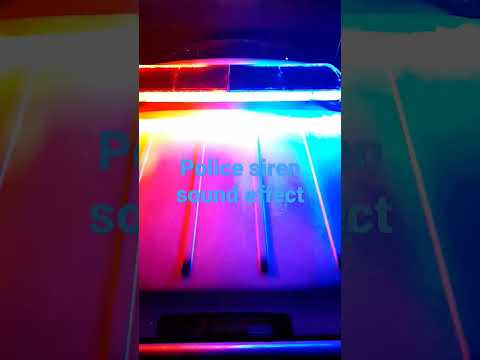 Police siren sound effect / cops siren