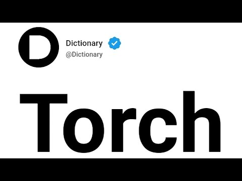 Torch Meaning In English
