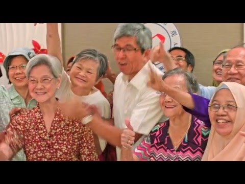 Kunjungan Menteri MCI ke NLB Reading Corner di Thye Hua Kwan Senior Services @ Taman Jurong