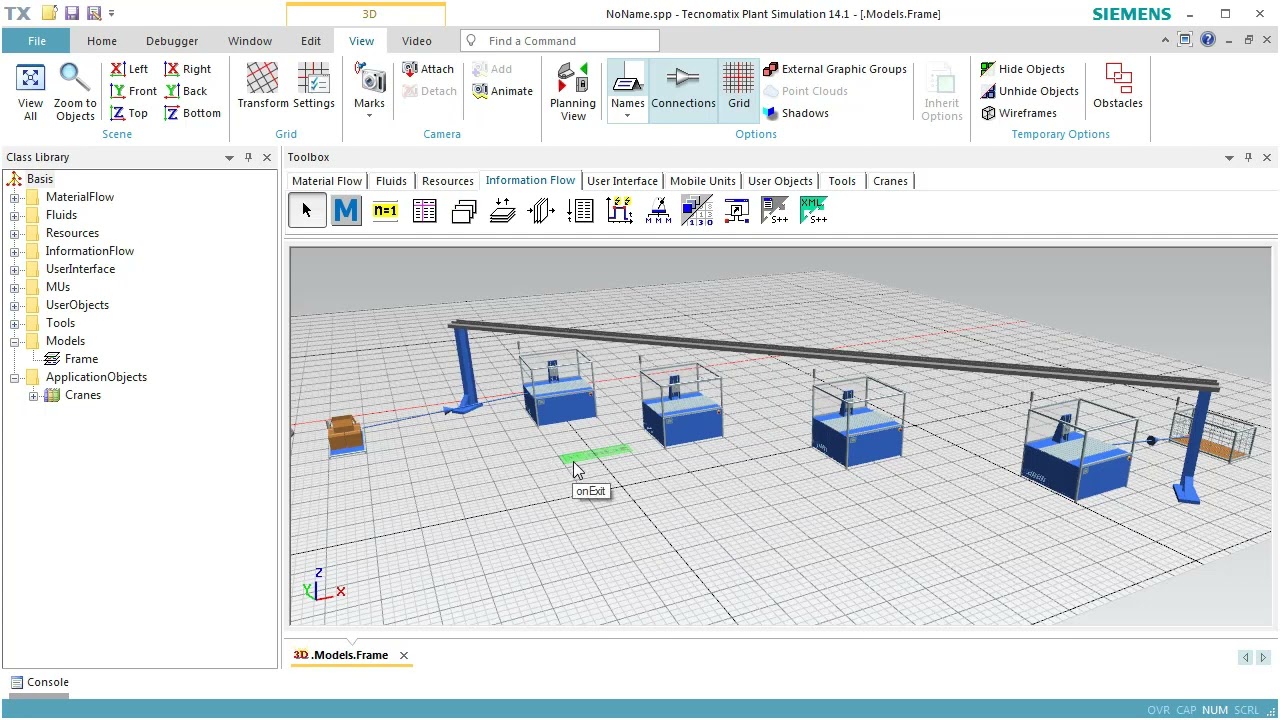 Plant Simulation Gantry Loader
