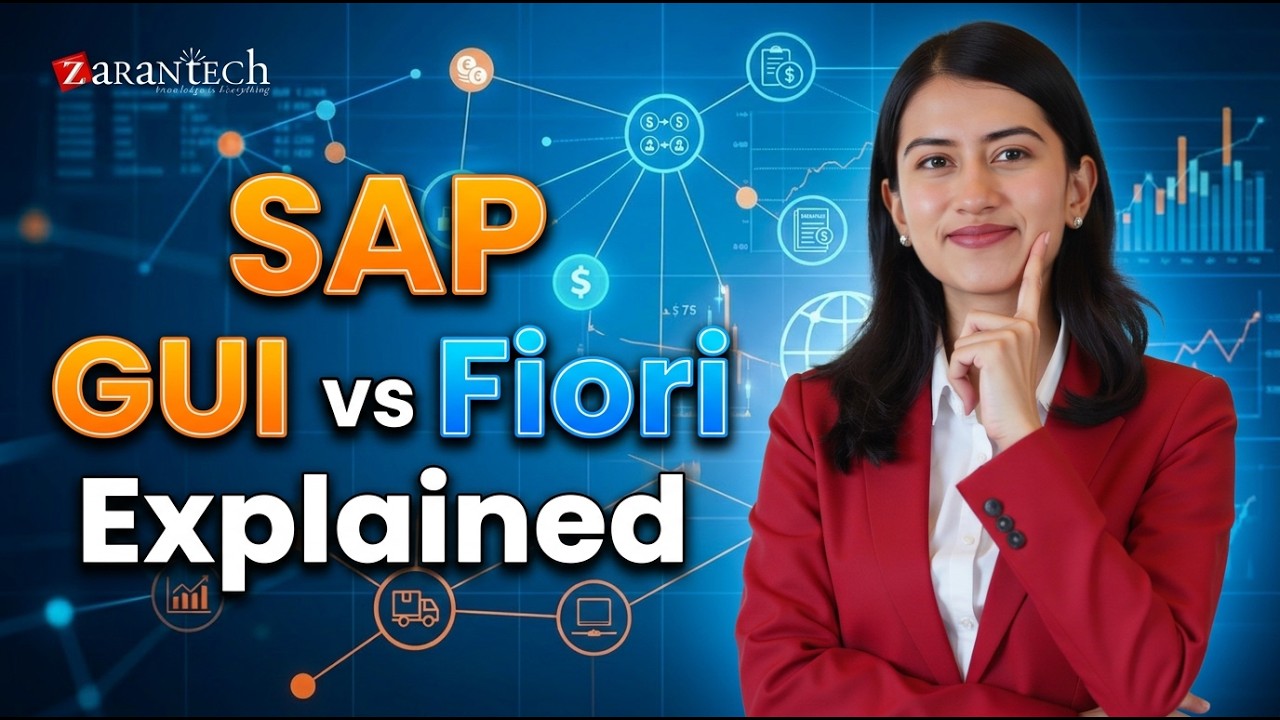 SAP GUI vs Fiori Interface Explained | ZaranTech