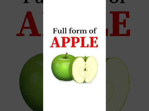 What Is The Full Form of APPLE | #ceshorts #apple