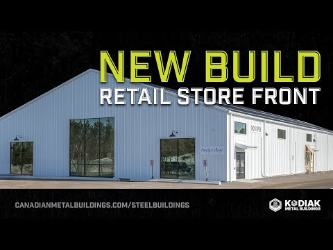 Prefab Steel Retail Space Built for Simply Cottage | Kodiak Metal Buildings x CMB