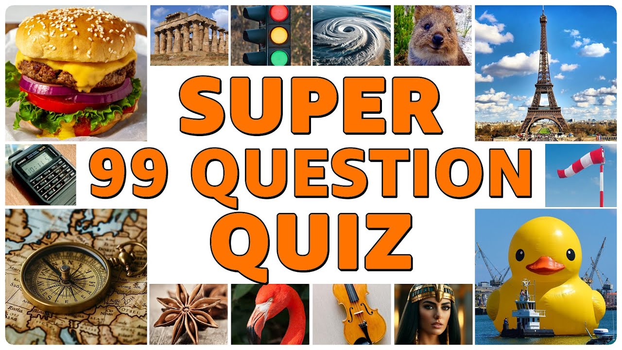 This Quiz Is Pure Fun - 99 Brainy Questions!