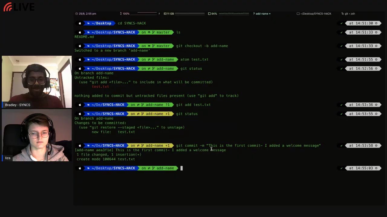 SYNCS Hack 2020 - Github workshop