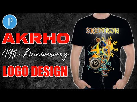 EASY AKRHO LOGO DESIGN|49th Founding Anniversary| T-shirt Logo Design|Android #alphakapparho