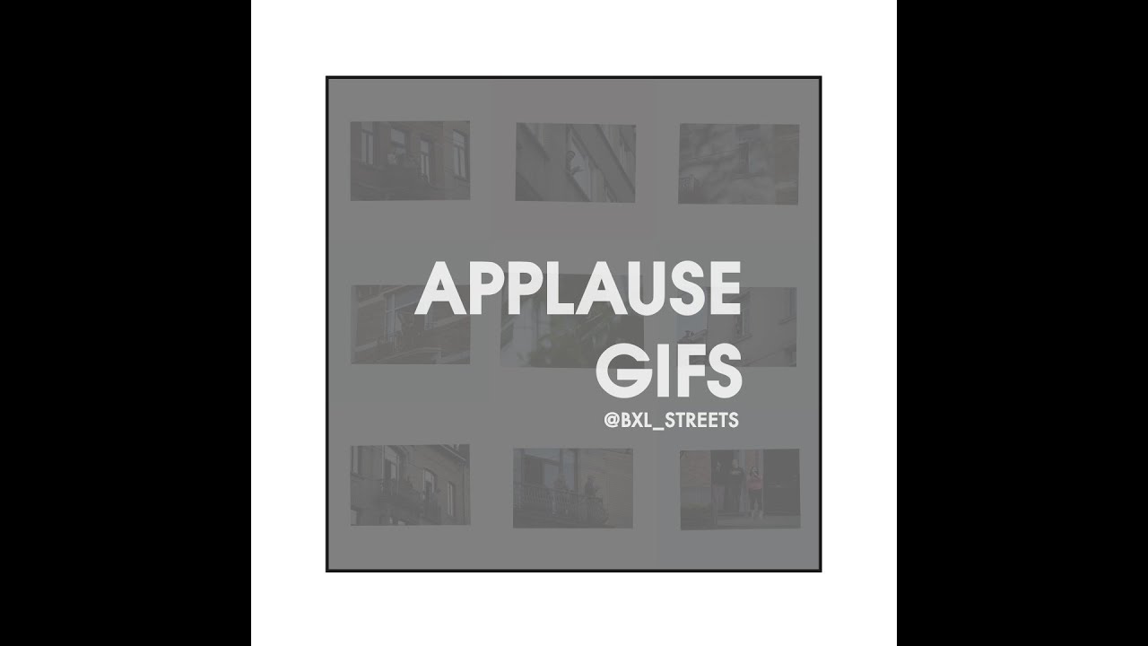 Applause GIFs - loopable street photography