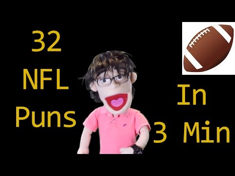 32 NFL Puns in Under 3 Minutes | Channel Puppet