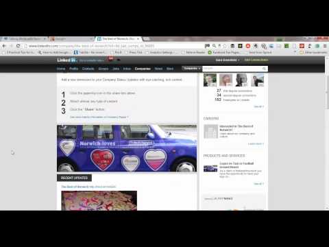 How to add an image to a LinkedIn Company page update