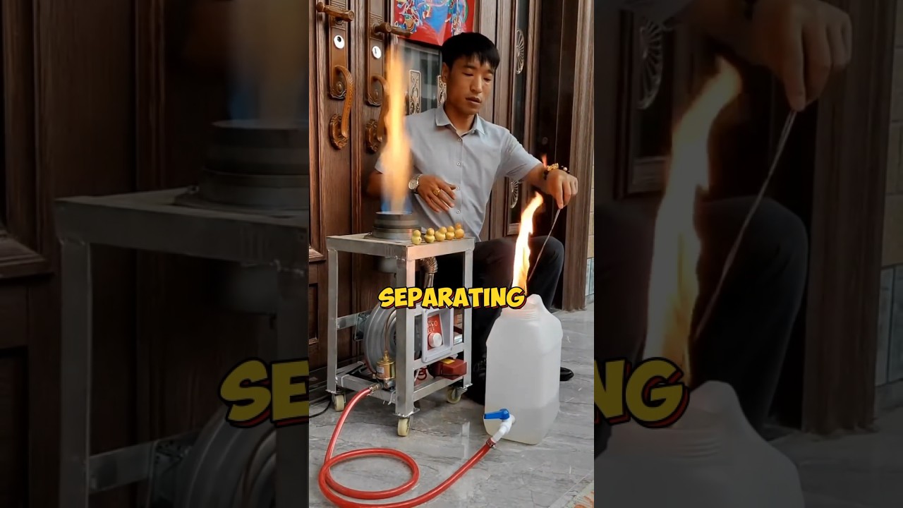 water powered stove #shorts #technology