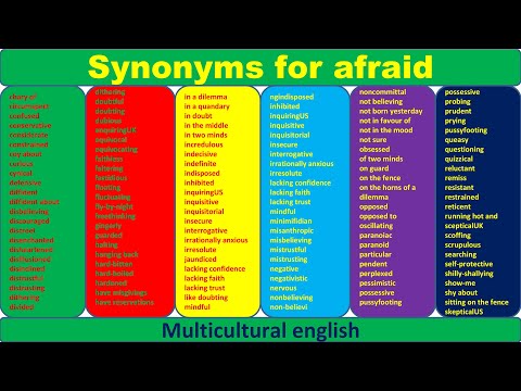 100 synonyms for afraid| synonyms antonyms for daily use|antonyms synonyms for ielts| english vocab