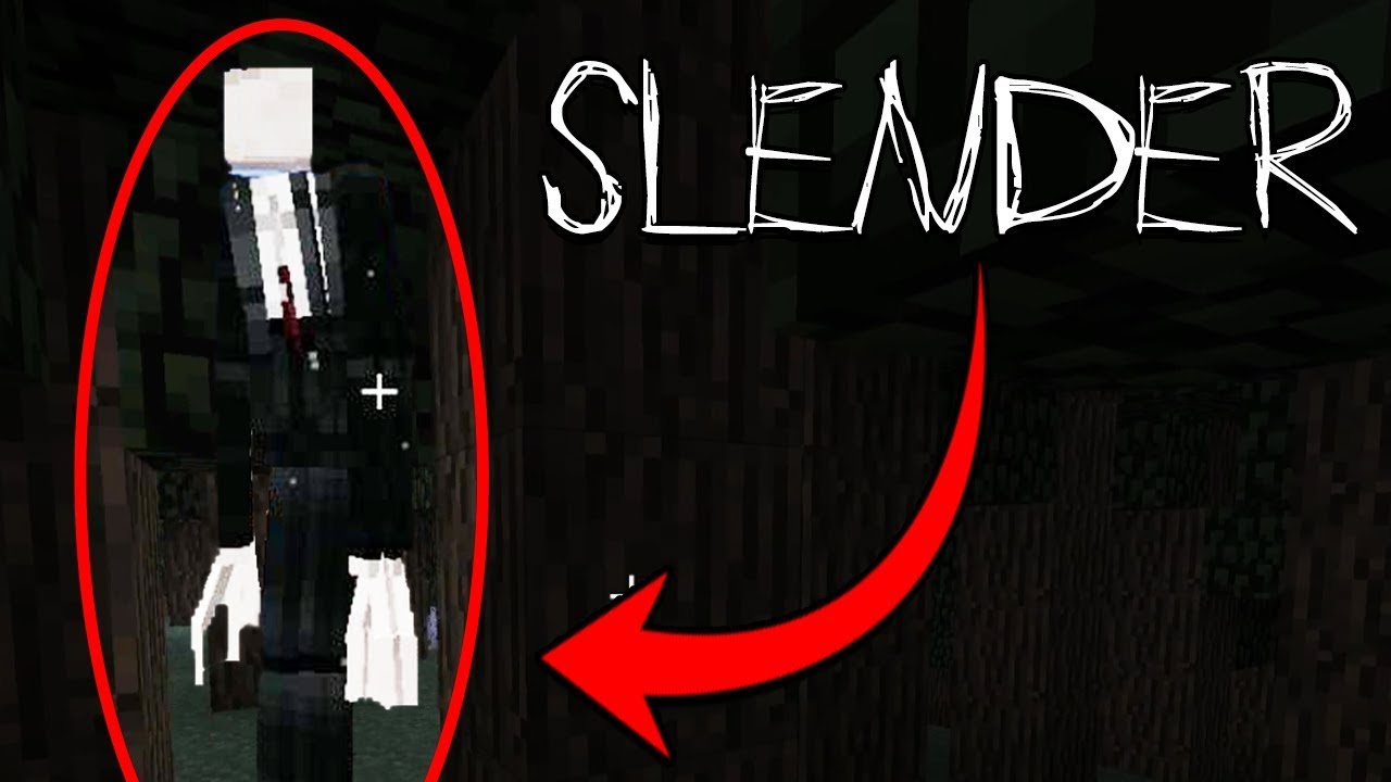 The FIRST Slenderman Sighting in Minecraft? (WARNING: SCARY)