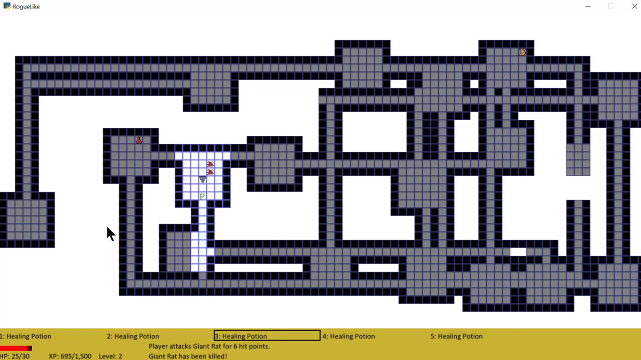 Open-Source Rogue-Like RPG in Python