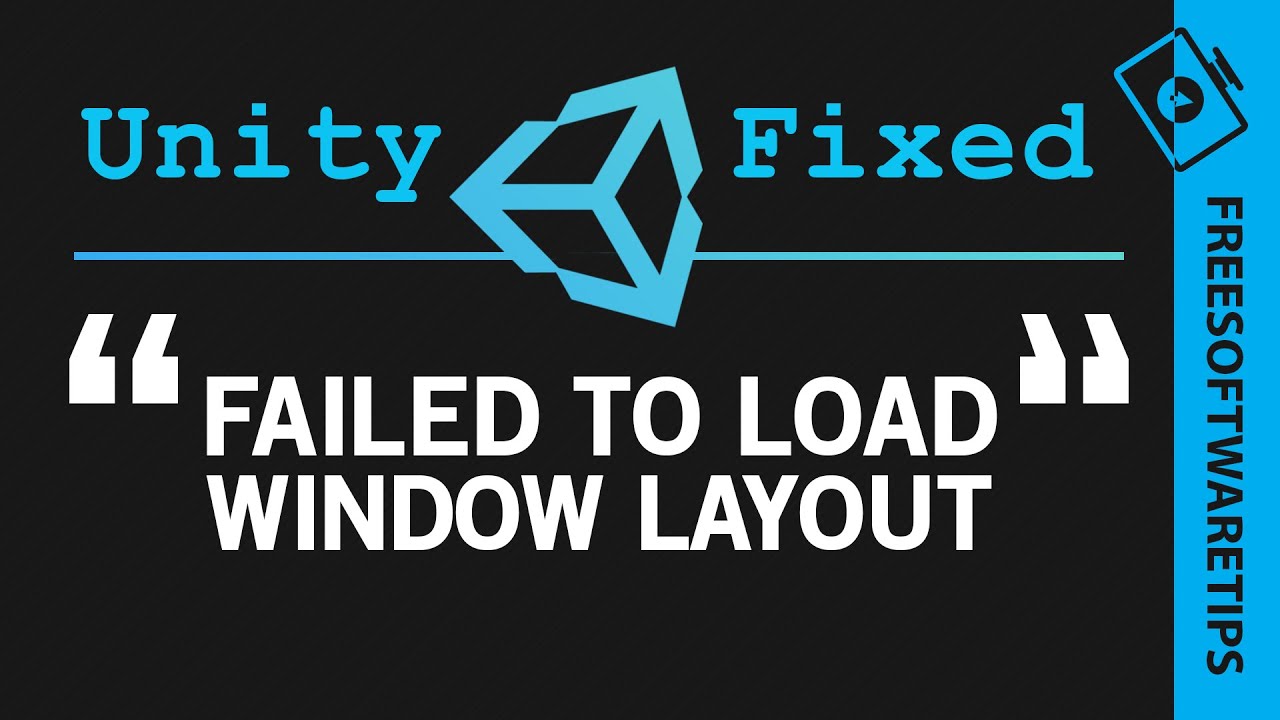 How to fix Unity 