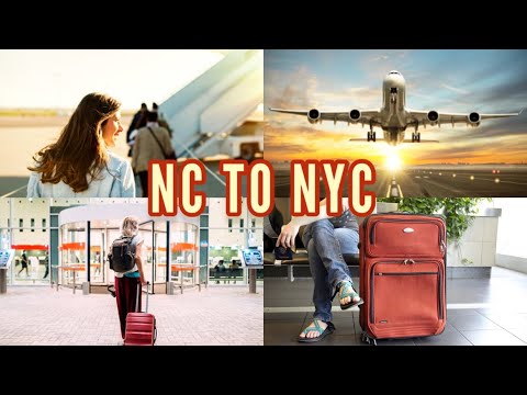 TRAVELING TO NEW YORK CITY 4K - RDU TO ISP - FLYING FRONTIER AIRLINES