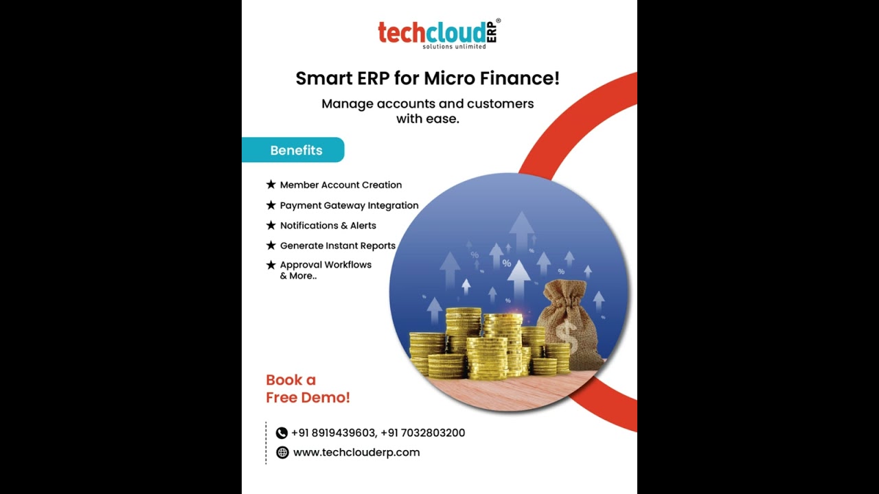 Smart ERP for Micro Finance | Manage Accounts & Customers Easily