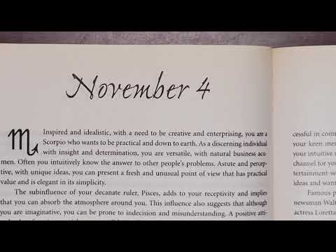 November 4th Birthday, Scorpio Sun Sign, Zodiac Sign, Personalized Astrology and Numerology Reading