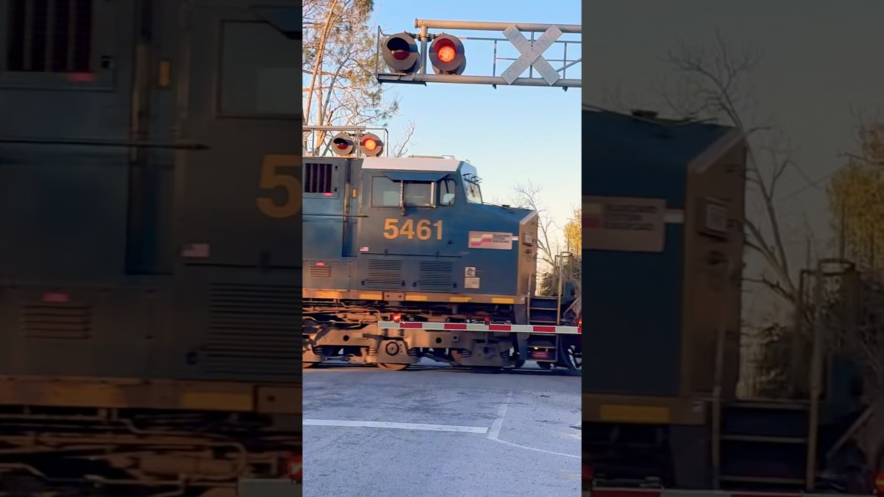 CSXT ES44AH 3234 leads CSX I026-02 with a RL K5HL on 01/02/2025 #Shorts #train