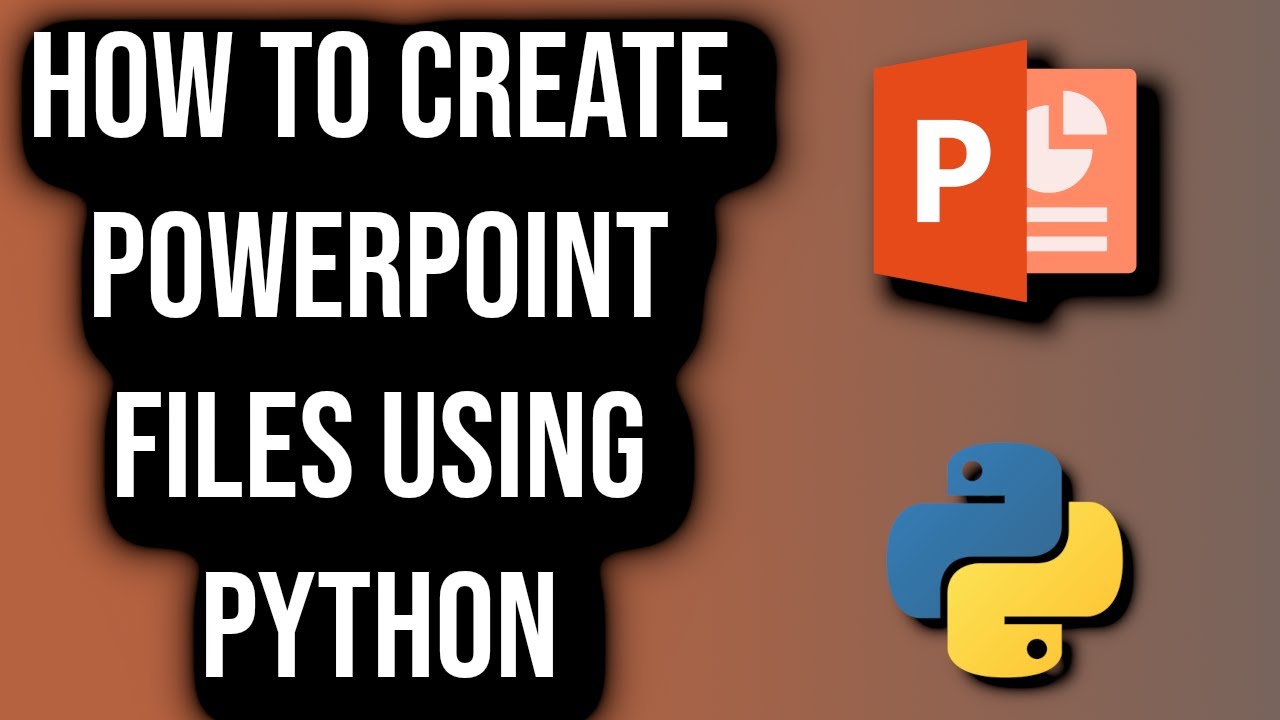 How To Create PowerPoint Presentations Using Python