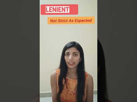 lenient word meaning| English Learning Free Video | #englishlearningeveryday #englishspeakingcourse