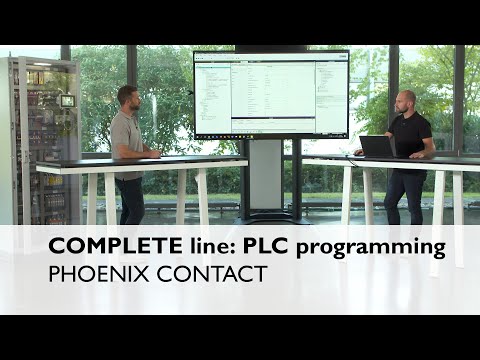 PLC programming for control cabinet applications with COMPLETE line