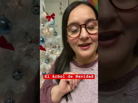 Learn Spanish! el árbol de navidad 🎄 #learnspanish #spanishforbeginners