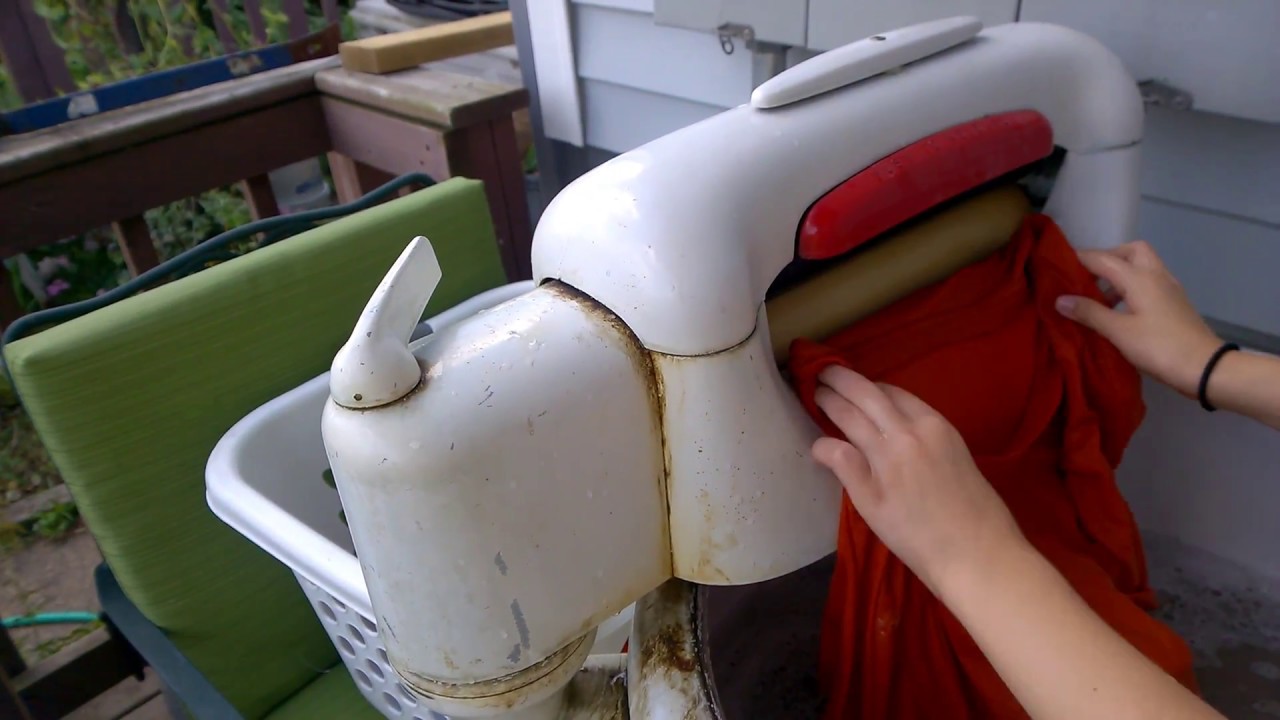 using 60 year old washing machine in 2017 - maytag wringer
