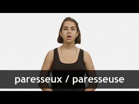 English Translation of “PARESSEUX” | Collins French-English Dictionary