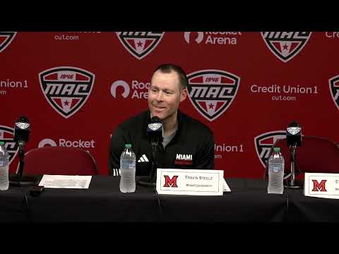 2025 MAC Men's Basketball Tournament: Miami Championship Press Conference (3.15.25)