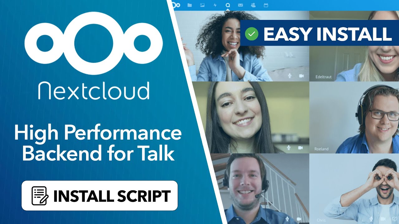 Easy setup script for Nextcloud High performance backend, Signaling & Collabora Office - 💬 Talk ...