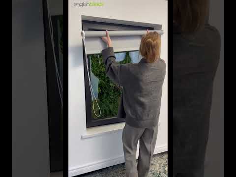 No Drill & No Screw Easy Fit Roller Blinds from English Blinds