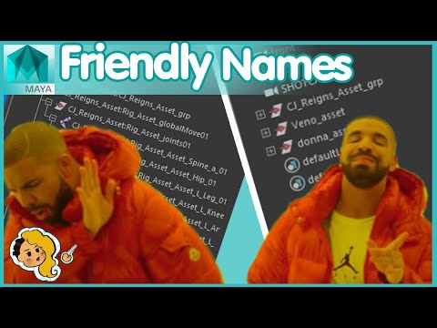 How to l import files with friendly names in Maya ποΈ